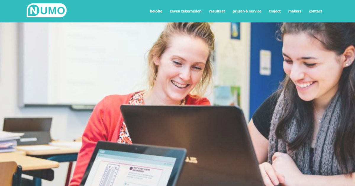 Numo, hét online leermiddel voor rekenen en talen